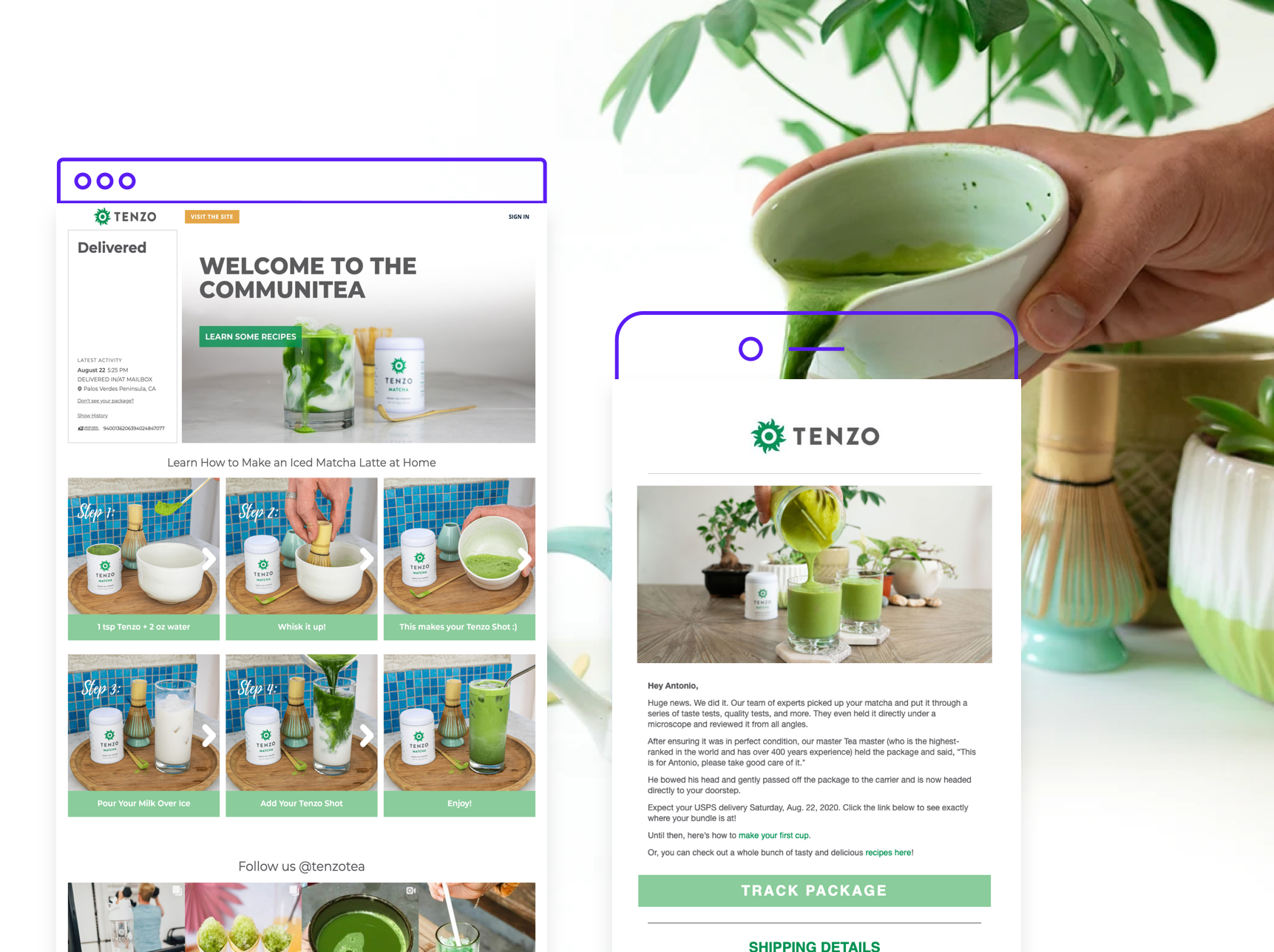 Tenzo Personalizes Shipment Tracking